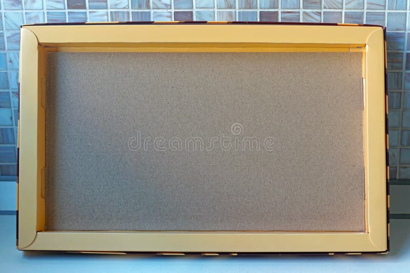 Empty box frame stock image. Image of large, cardboard - 253737229