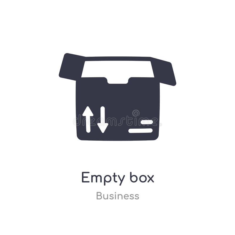 Outline Empty Set Vector Icon. Isolated Black Simple Line Element ...