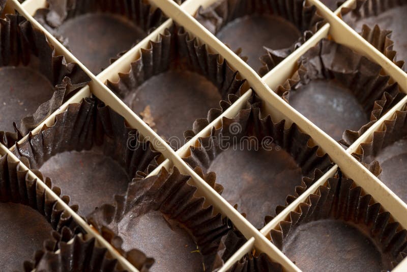 Empty Box Packaging for Chocolates Stock Photo - Image of minimal ...