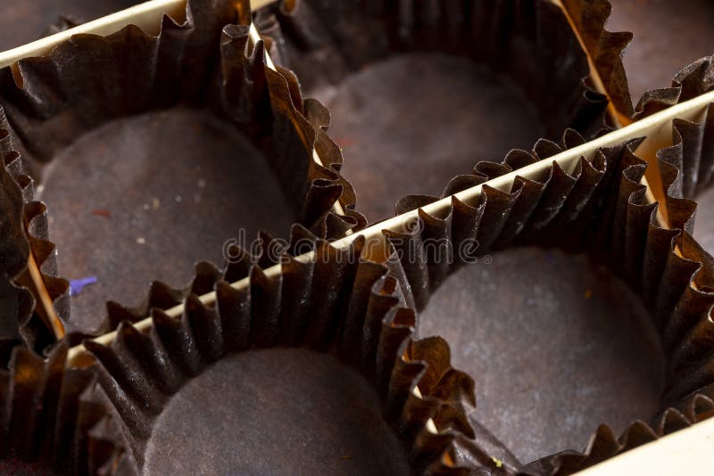 Empty Box Packaging for Chocolates Stock Image - Image of plastic, gilt ...