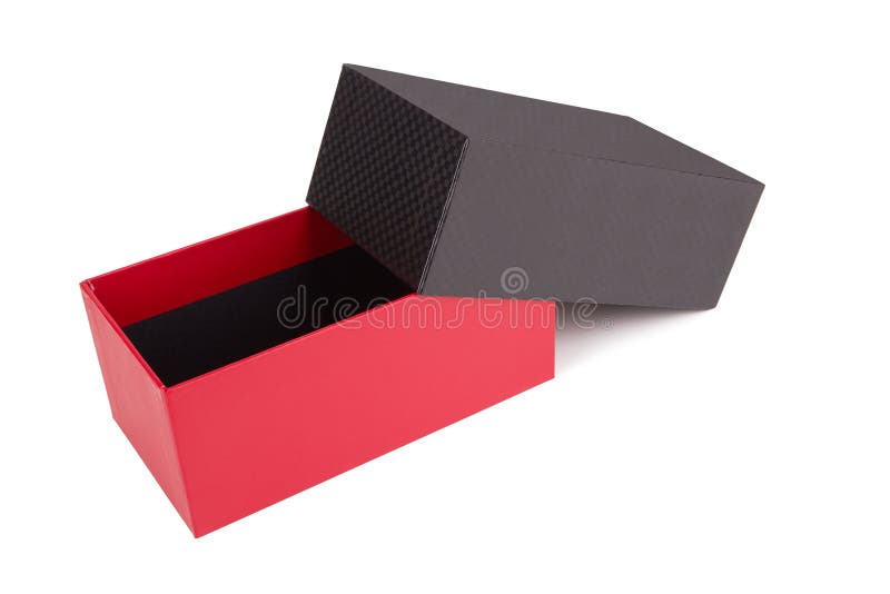 Empty box stock image. Image of open, package, white - 61845079
