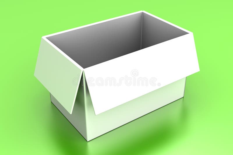 Empty Box stock illustration. Illustration of parcel - 34223262
