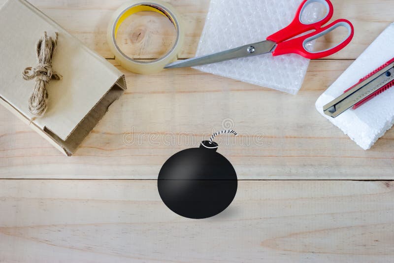 Empty Box are Tool for Packing the Box Stock Image - Image of package ...