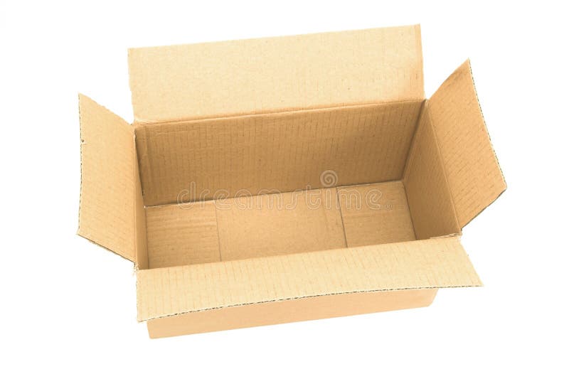 Empty box top view stock image. Image of packaging, present - 2945747