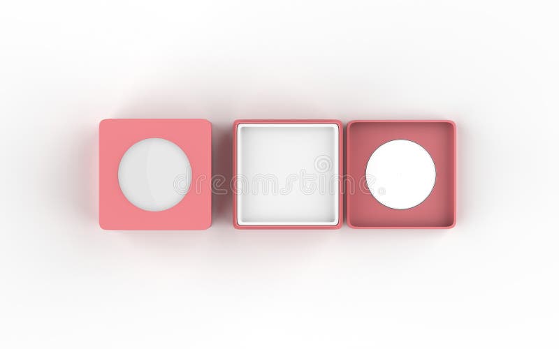 Empty Box with Transparent Window Stock Illustration - Illustration of ...