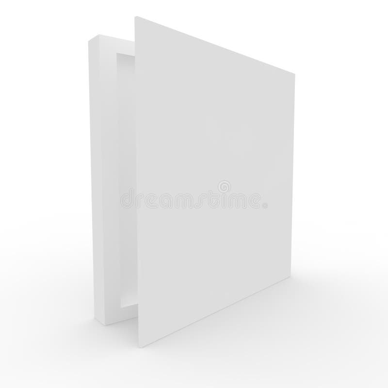 Empty Box on a White Background Stock Illustration - Illustration of ...