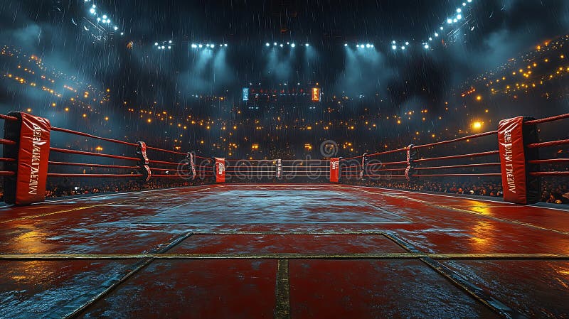 Epic Empty Boxing Ring Stock Illustrations – 251 Epic Empty Boxing Ring ...