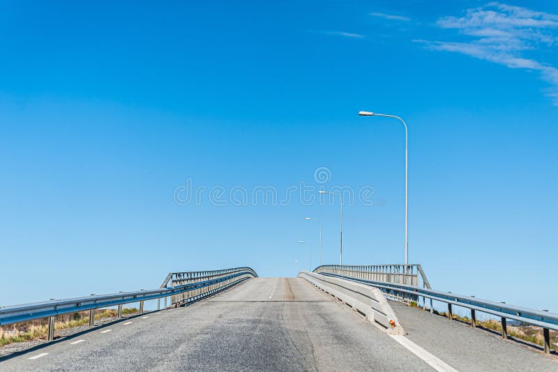 Empty Bridge on a Bright Daytime Stock Image - Image of night, journey ...