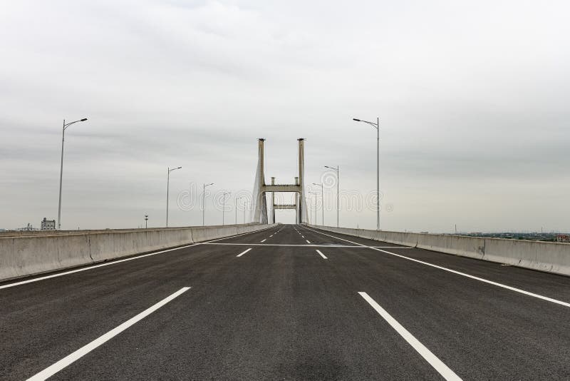 Empty bridge for highway stock image. Image of tough - 181848461