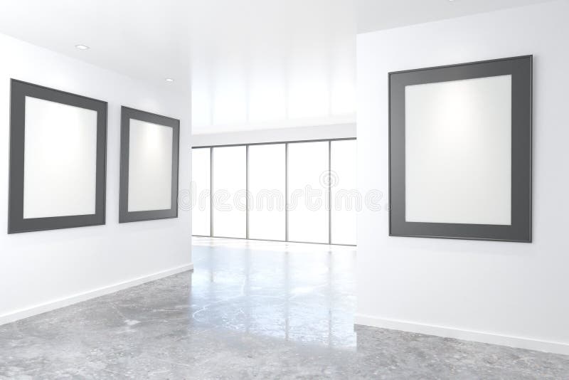 Empty Art Gallery Blank Walls Stock Illustrations – 1,057 Empty Art ...