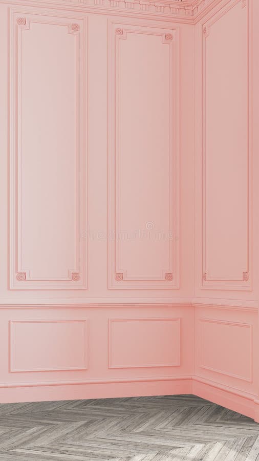 Empty Bright Office Room with White Walls and Square Lights. 3d Render ...