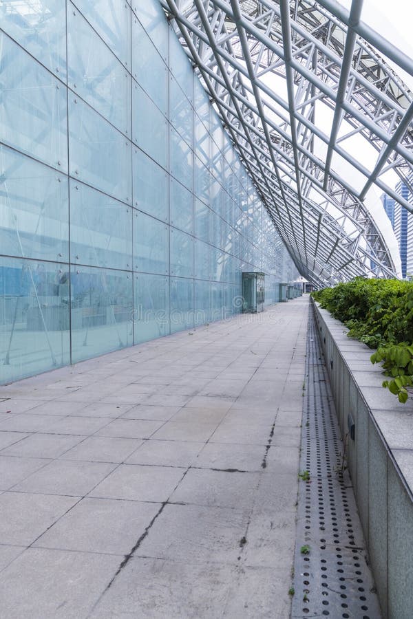 Empty Bright Outdoor Urban Space Stock Image - Image of facade, outdoor ...