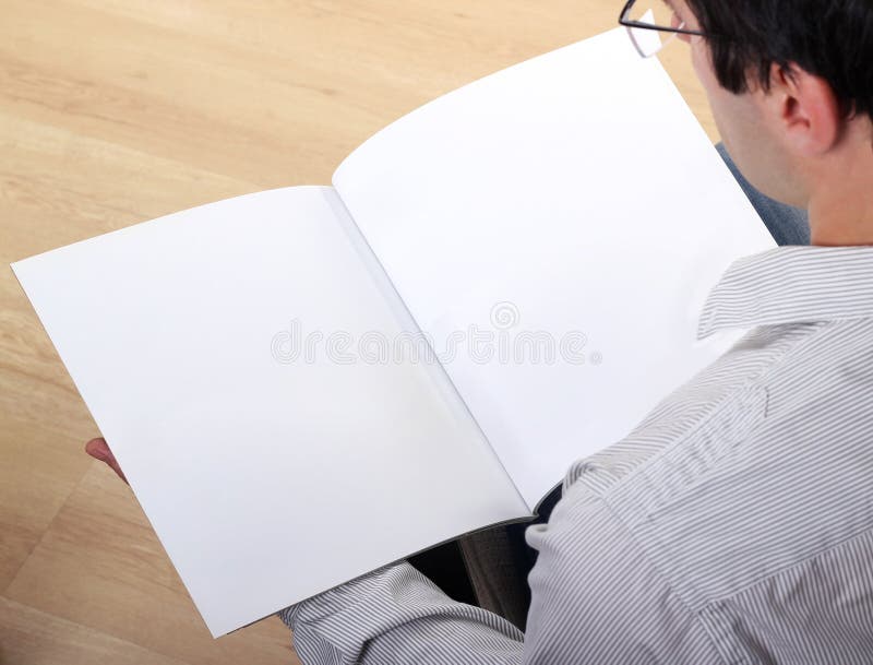 Empty brochure stock photo. Image of brand, blank, copy - 30318514