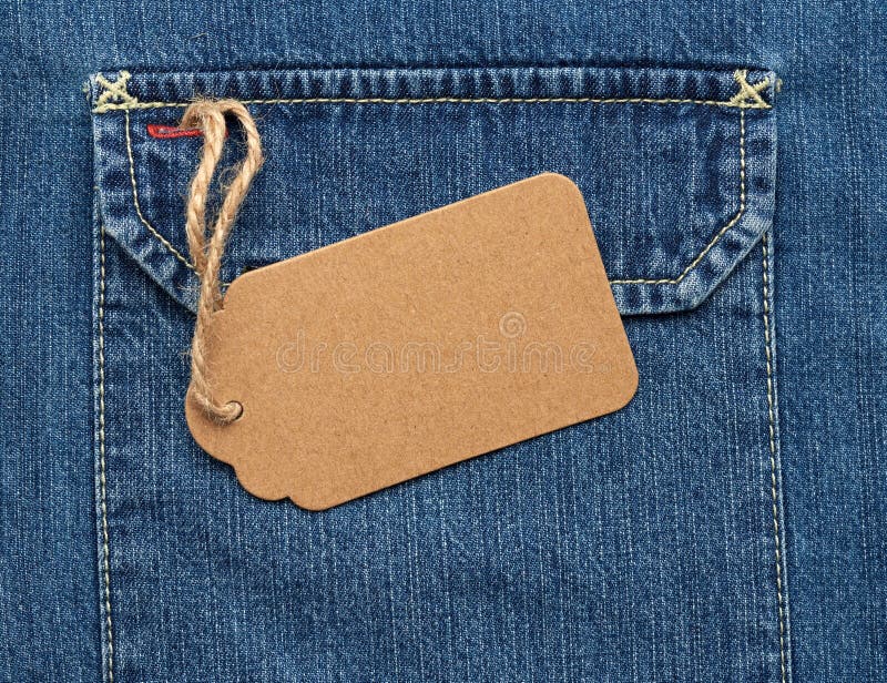 Empty Brown Paper Tag Jean Stock Photos - Free & Royalty-Free Stock ...