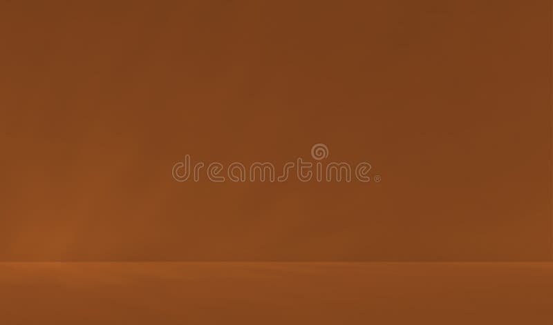 Empty Brown Room Studio with Leaves Shadow Overlay Effect. Stock ...