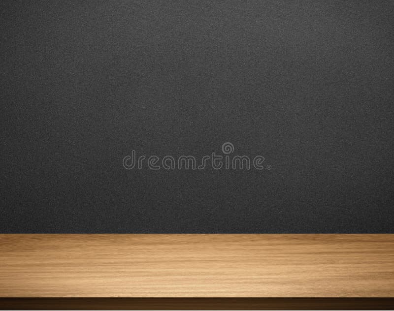 Empty Brown Wooden Table Top Over Grey Gradient Background Stock ...
