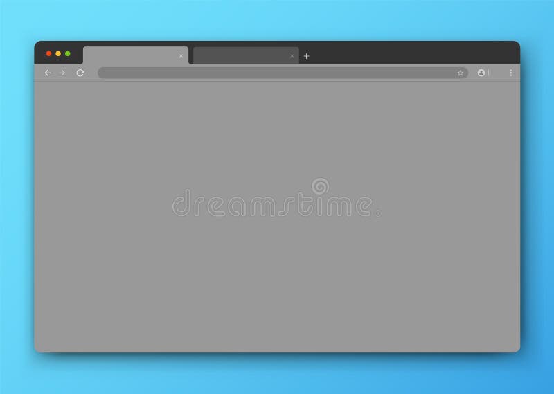 An Empty Browser Window in Gray on a Blue Background. Website Layout ... An Empty Browser Window in Gray on a Blue Background. Website Layout ...