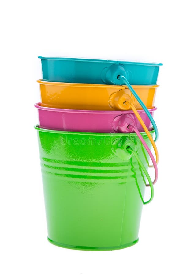 Empty bucket stock photo. Image of shiny, object, clean - 44245888