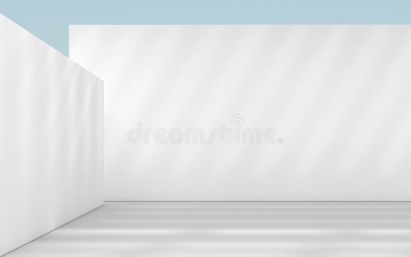 Empty Building Construction, with Sunlight Shade, 3d Rendering Stock ...