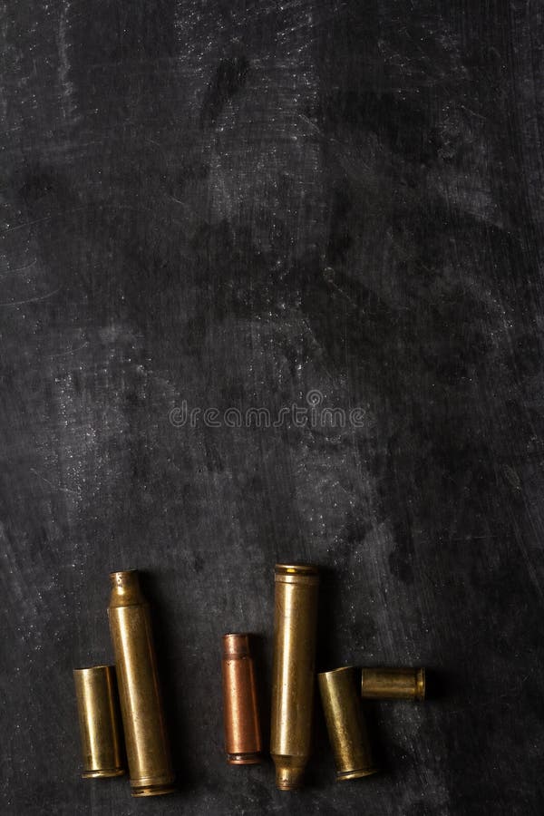 Empty bullet cartridges stock image. Image of protection - 275909363