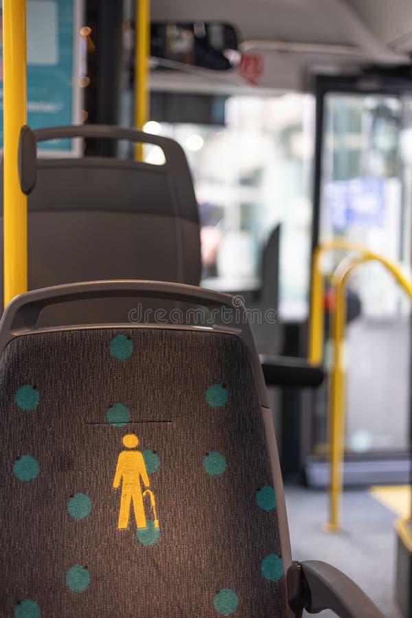 Designated Mobility or Disabled Parking Spaces in the City Stock Image ...
