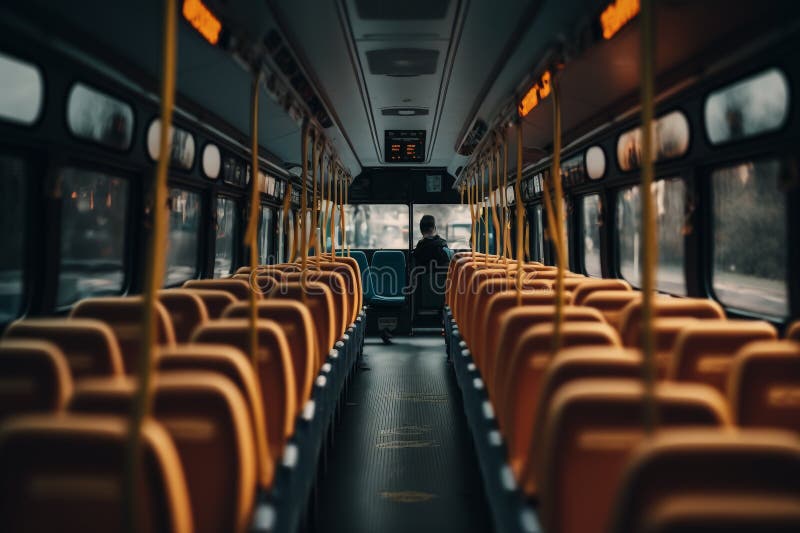 Empty Bus Seat, Travel Excursion Generative AI Stock Illustration ...