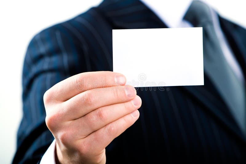 Empty business card stock photo. Image of empty, friendly - 4627180