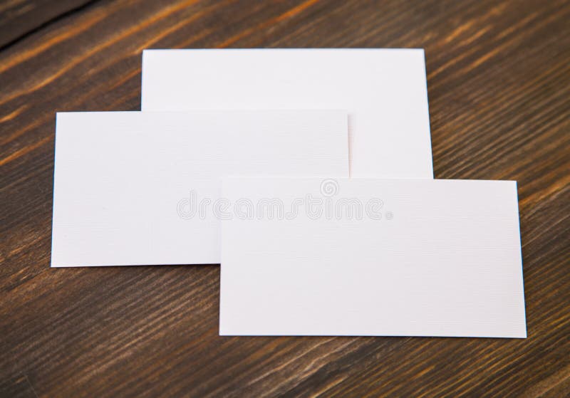 Empty business cards stock image. Image of information - 102931851
