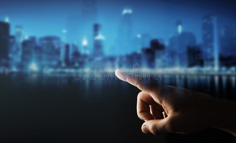 Empty Businessman Hand on Black Dark Background Office Stock ...