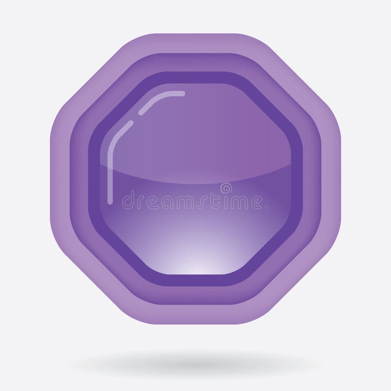 Empty Button. Vector Illustration Decorative Design Stock Vector ...