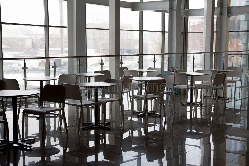 Empty cafe stock image. Image of fine, chair, architecture - 53295321