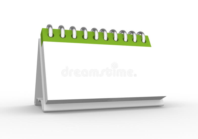 Empty calendar design stock illustration. Illustration of calendar ...
