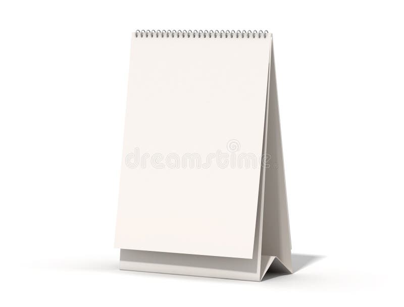 Empty calendar design stock illustration. Illustration of calendar ...