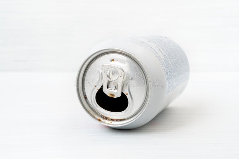 Empty can of soda stock image. Image of trash, garbage - 125451081