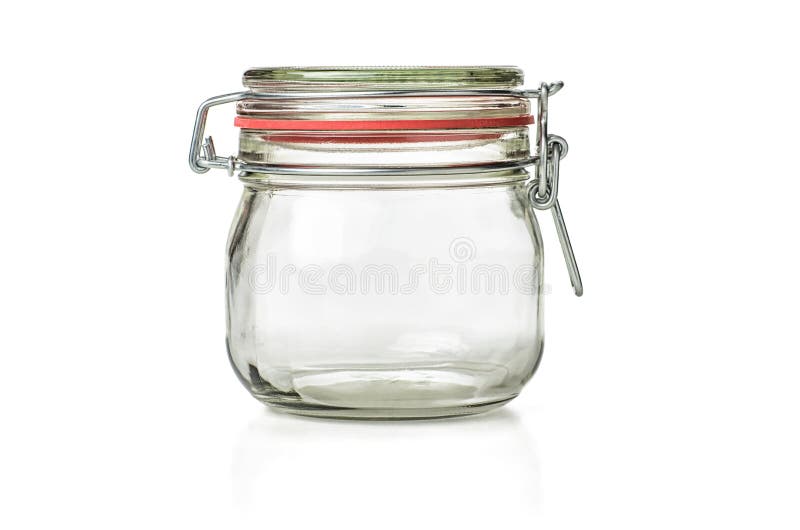 Empty Glass Jar stock photo. Image of stilllife, empty - 29841536