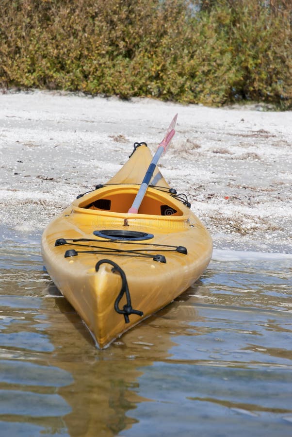 Empty Canoe Beached on Shore Stock Image - Image of nature, extreme ...