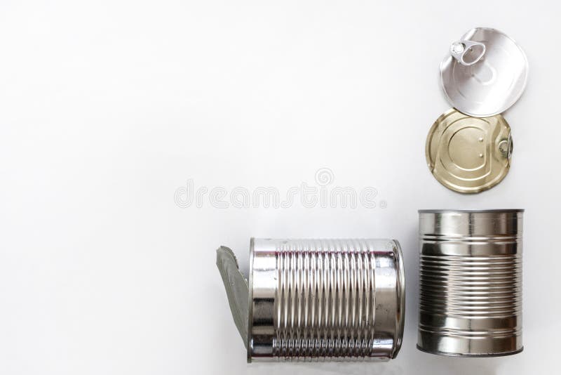 Empty cans for recycling stock photo. Image of junk - 167933678