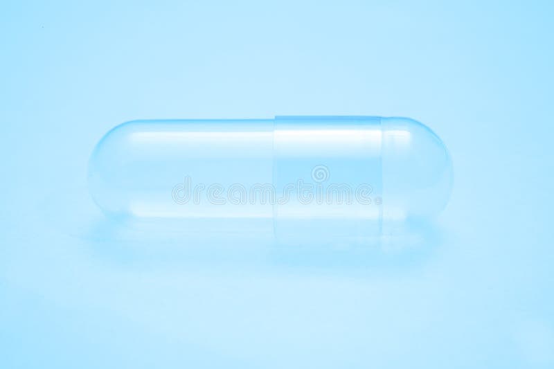 Empty Capsules and the Doctor Will Be Note Stock Image - Image of drug ...
