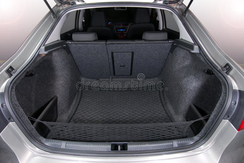 Empty car trunk stock image. Image of transportation - 48996833