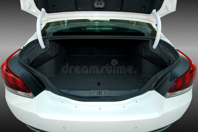 Empty car trunk stock image. Image of tall, automobile - 83102335