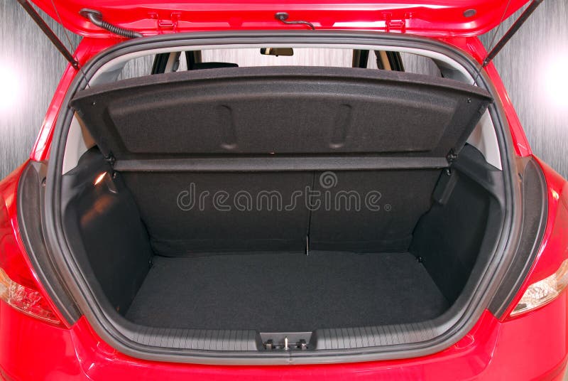 Empty car trunk stock image. Image of delivery, back - 36536987