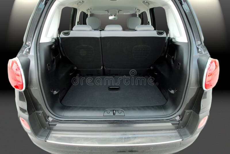 Empty car trunk stock photo. Image of modern, journey - 33724854