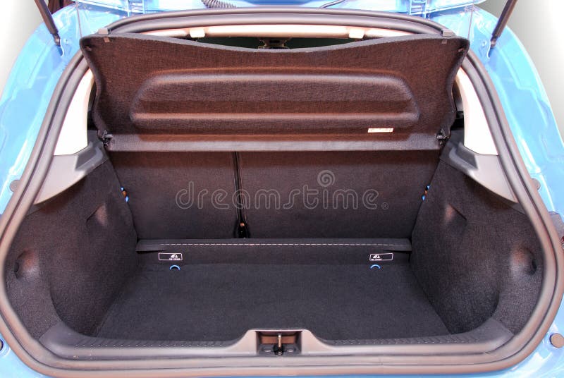 Empty car trunk stock image. Image of automobile, road - 32994013