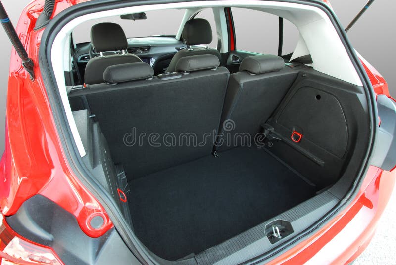 Empty car trunk stock image. Image of travel, open, back - 66877917