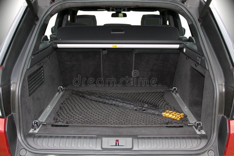 Empty car trunk stock image. Image of back, spare, merchandise - 46254557
