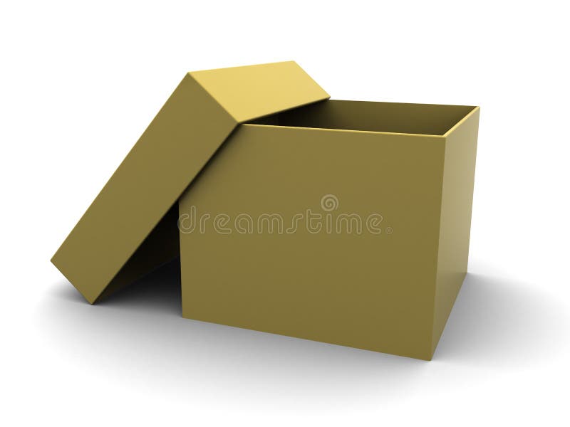 Green open box stock illustration. Illustration of merchandise - 19693571