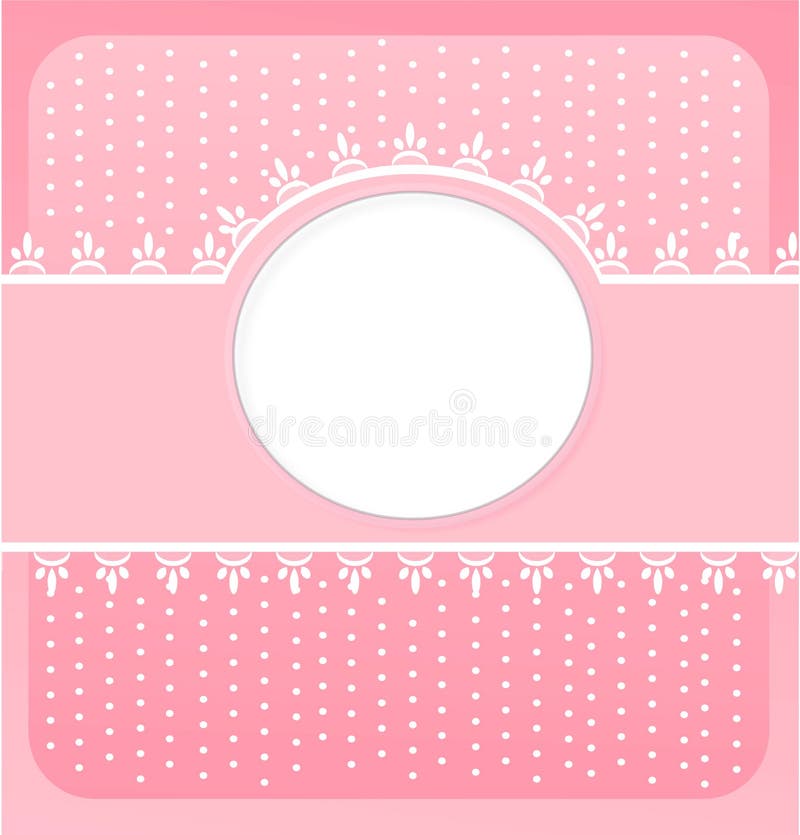 Empty card stock illustration. Illustration of pink, cover - 28024027