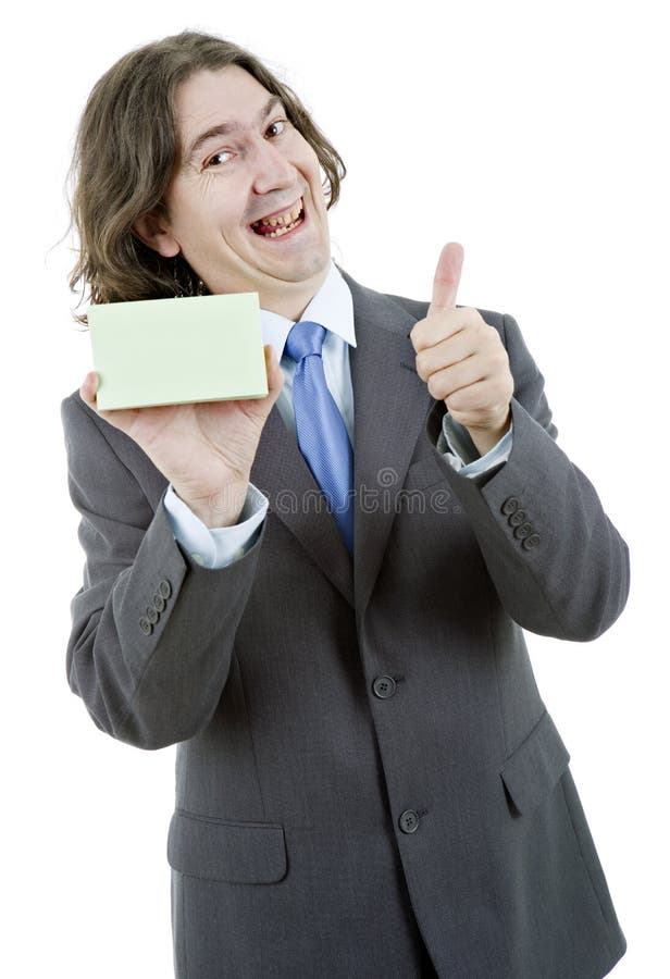 Empty card stock photo. Image of deal, conference, businessman - 43051068