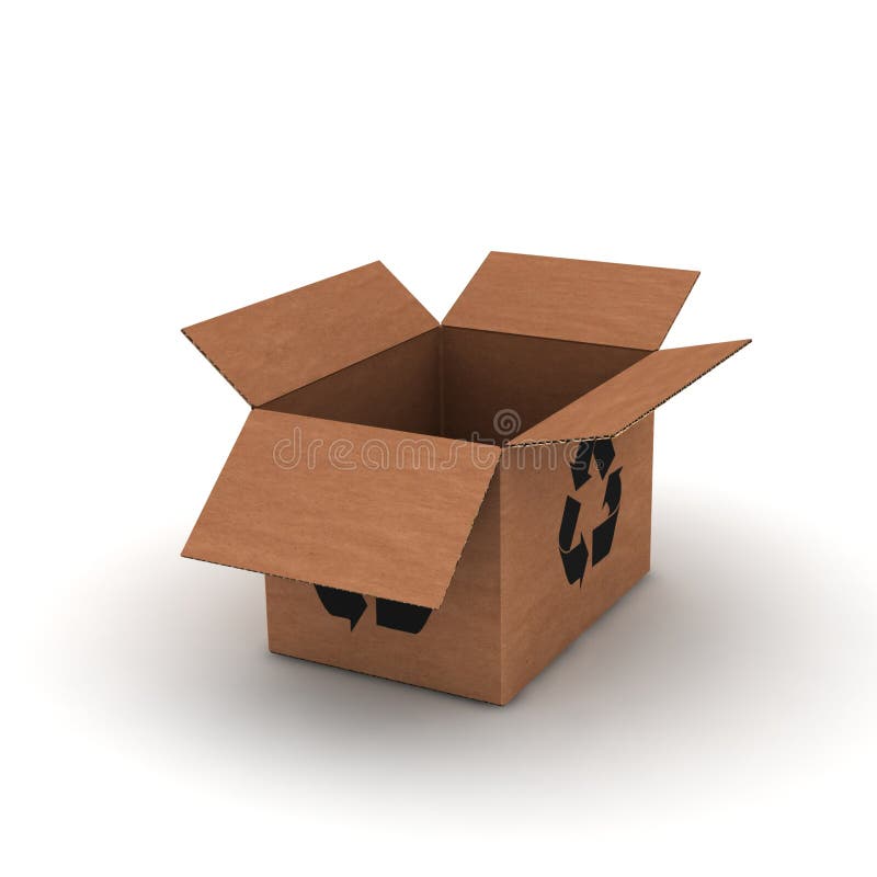 Empty cardboard stock illustration. Illustration of board - 6738151