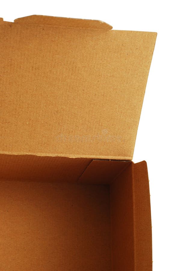 Empty cardboard box stock image. Image of cardboard, surprise - 11275965